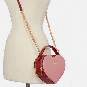 Coach | Bags | Coach Heart Crossbody In Colorblock | Poshmark